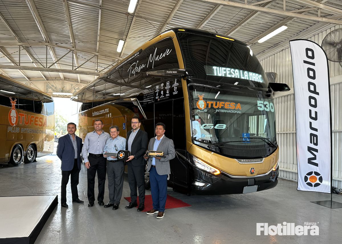Marcopolo entrega autobuses Paradiso 1600 a Grupo TUFESA - Revista ...