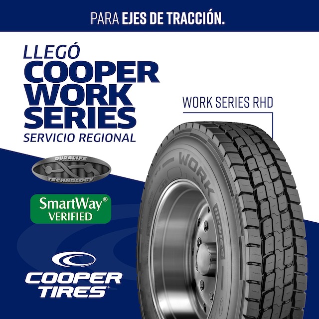 Cooper lanza en México su línea de neumáticos para camiones y autobuses Cooper Work Series ...